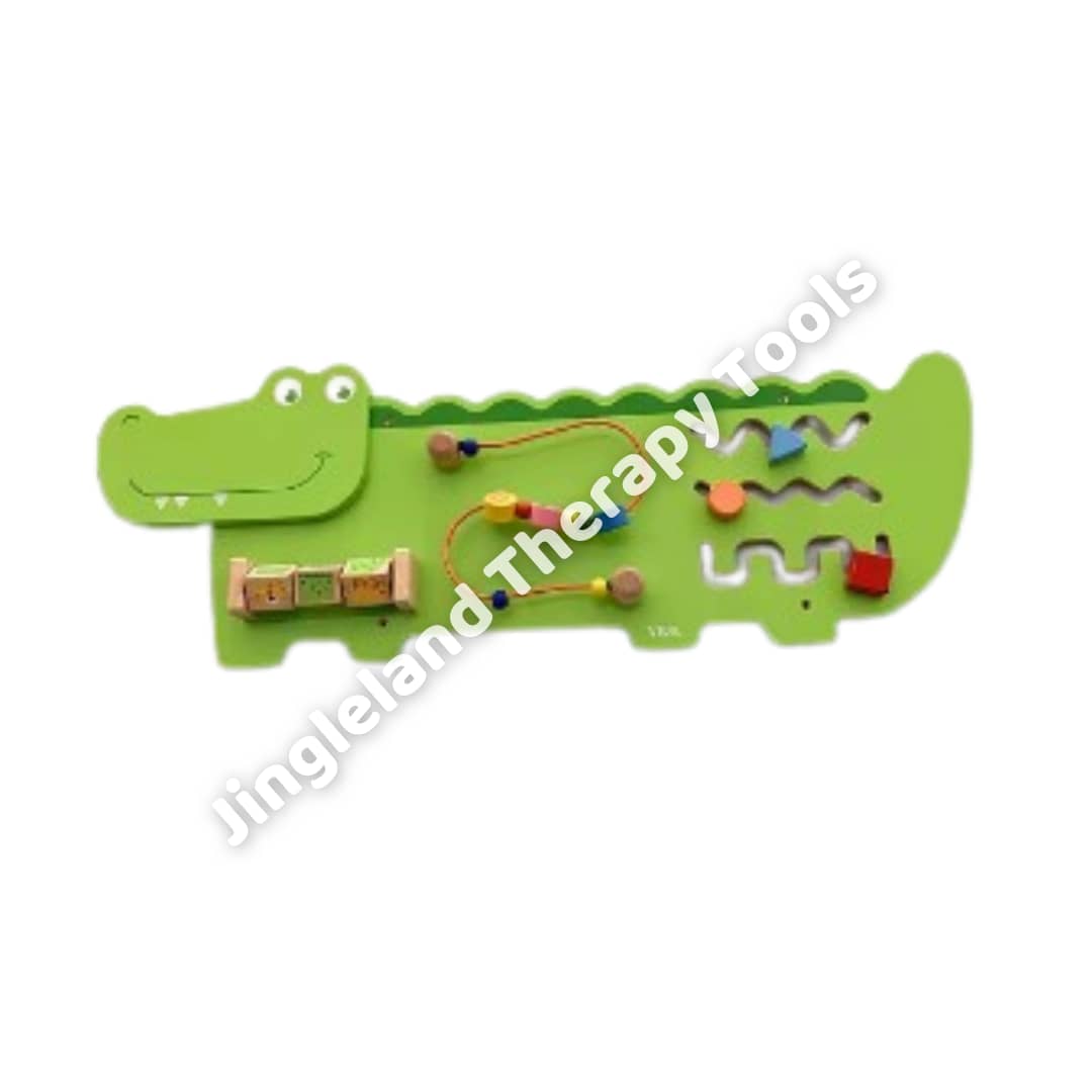 Wall Manipulative Board (Crocodile) - Jingleland