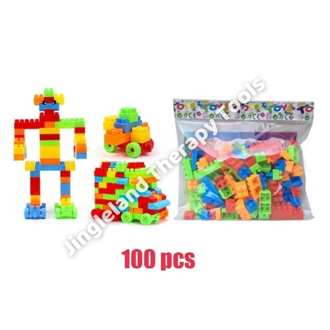 Blocks : DIY Early Educational Bricks (100pcs) - Jingleland